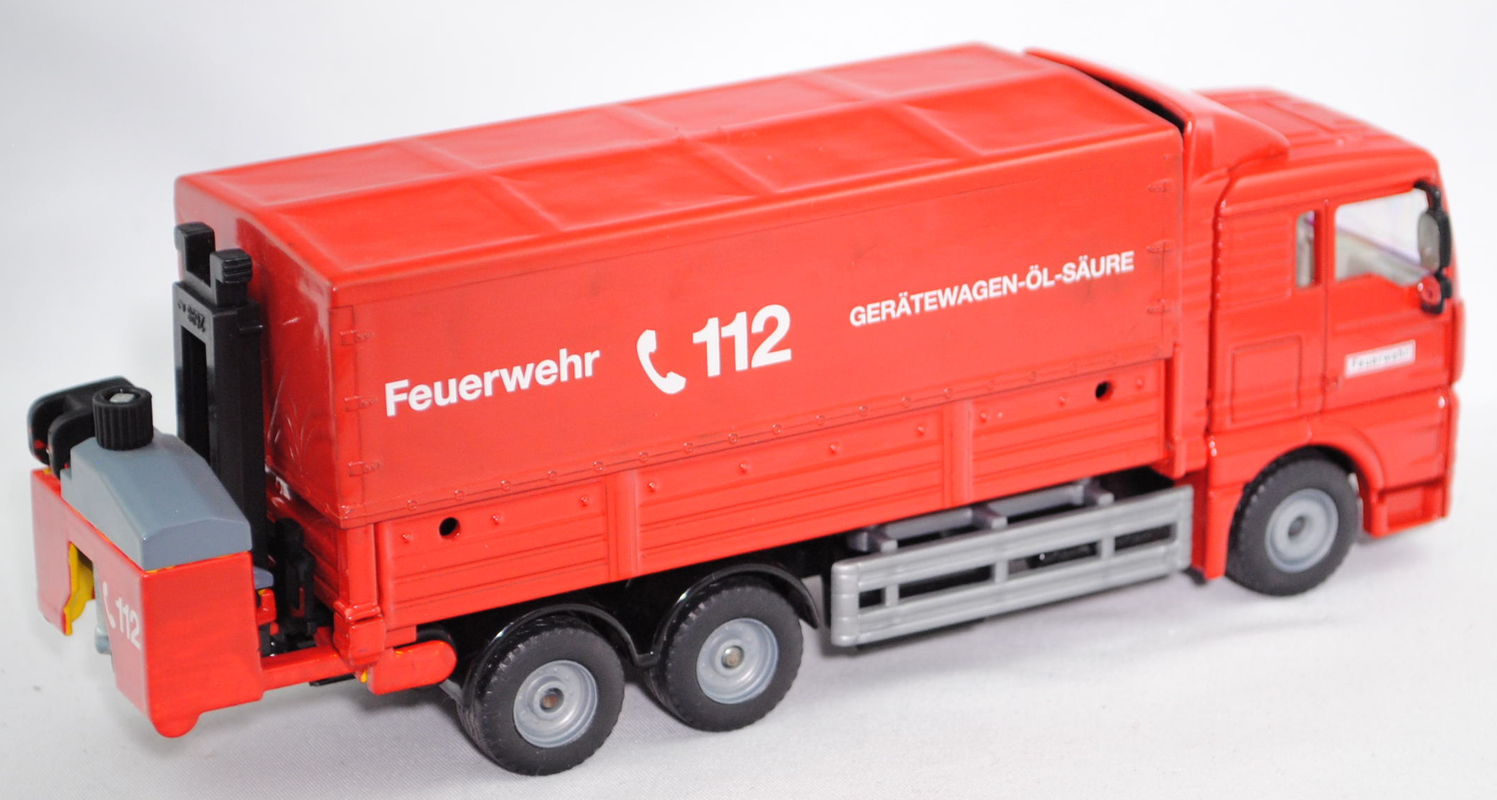 MAN TGA (Modell 2000-2004) mit kooi aap® Mitnahmestapler, rot ...