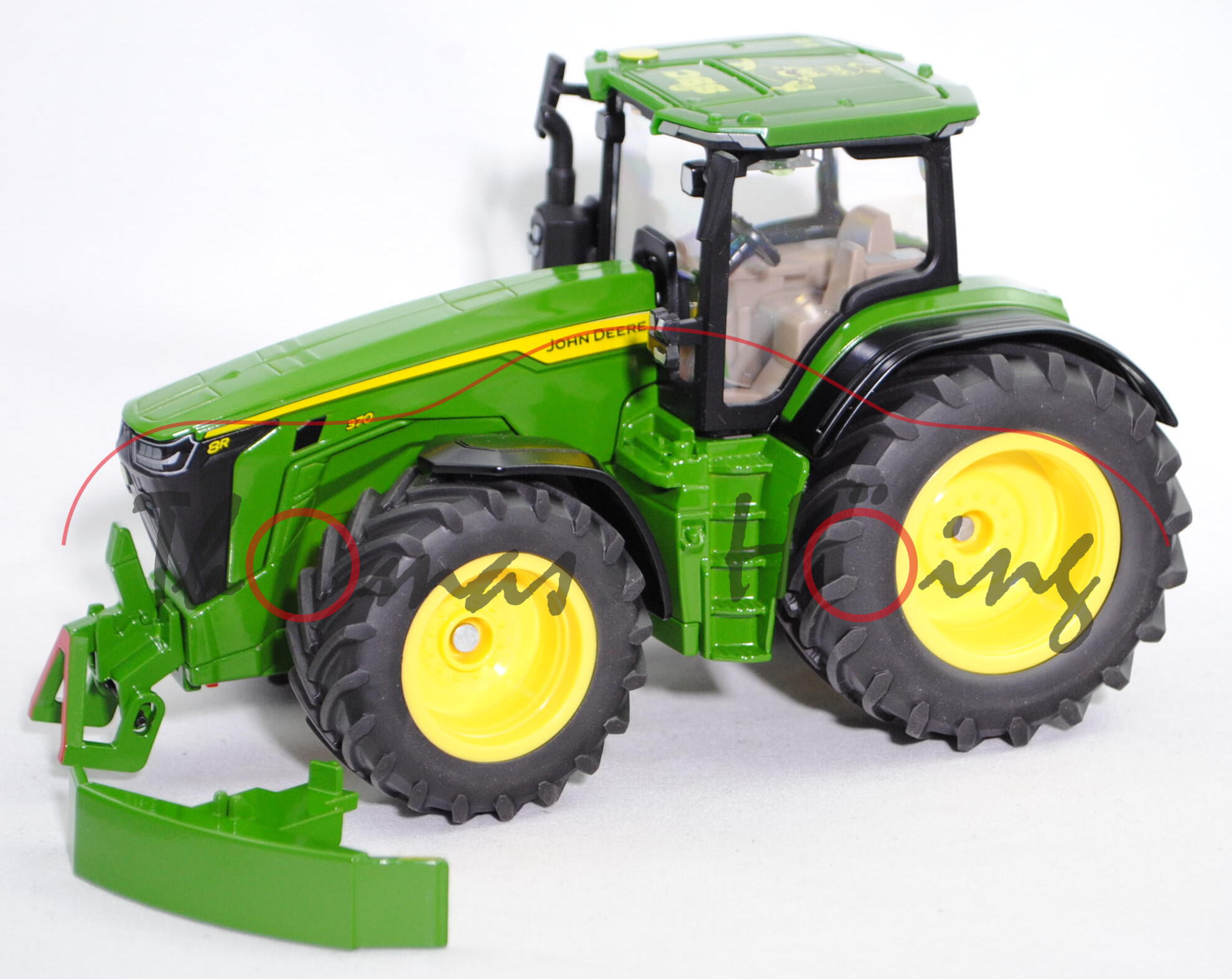 00000 SSC 03 2023 John Deere 8R 370 (Mod. 19-), grün, SSC / Siku-Männchen / 3/23, SIKU, 1:32 ...