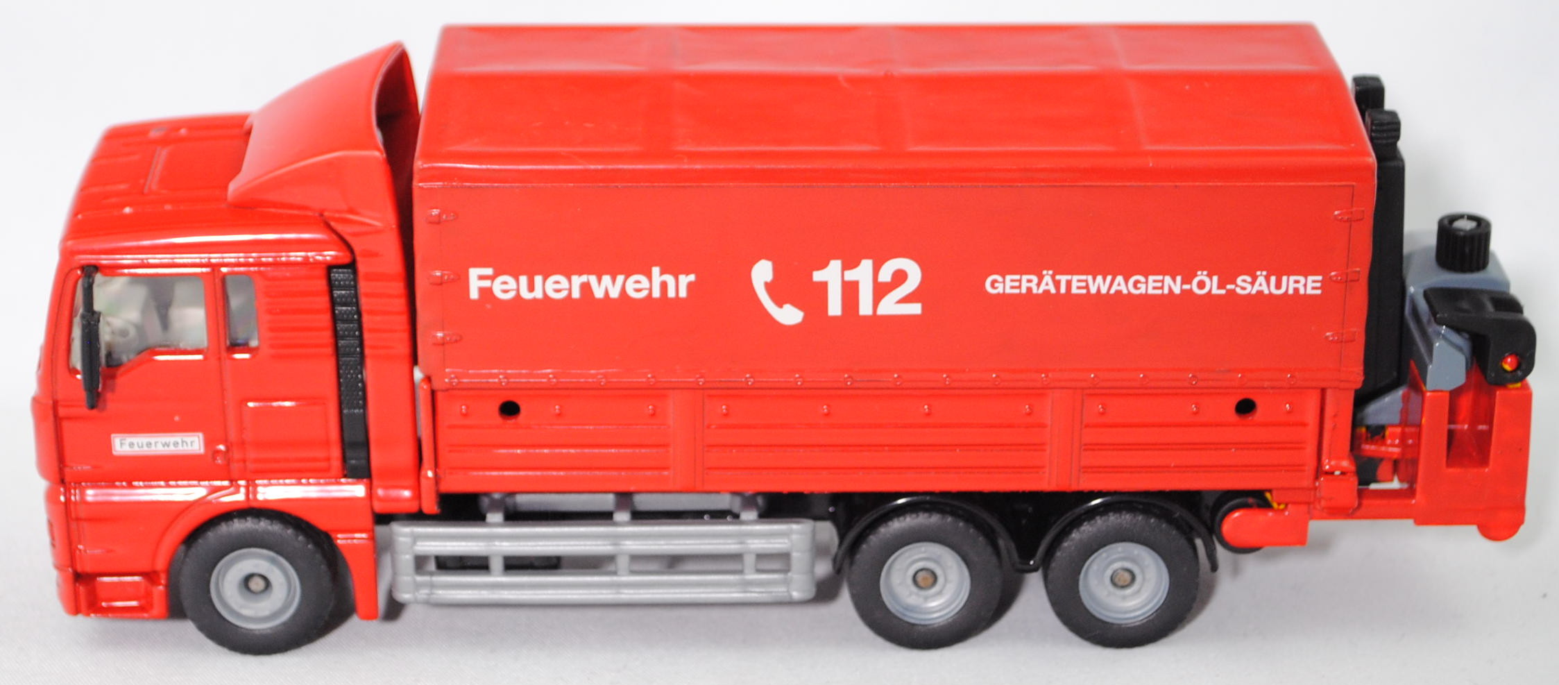 MAN TGA (Modell 2000-2004) mit kooi aap® Mitnahmestapler, rot ...