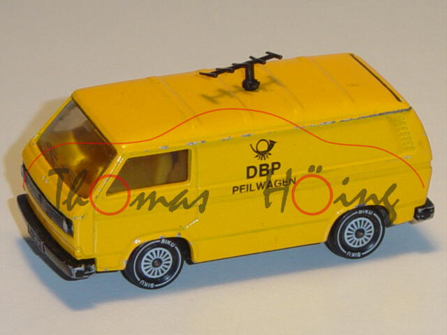 00003 VW Transporter 2,0 Liter (Typ T3) Bundespost-Peilwagen, Modell ...