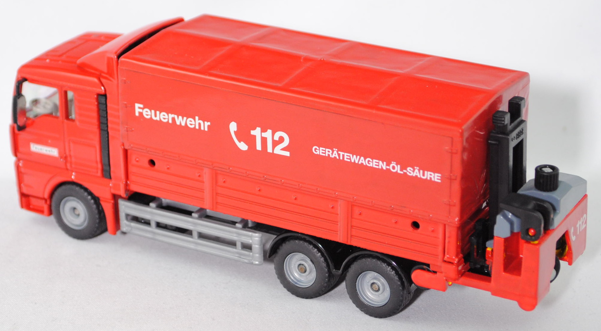 MAN TGA (Modell 2000-2004) mit kooi aap® Mitnahmestapler, rot ...