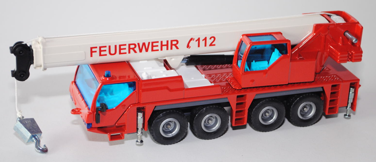 00407 Feuerwehr Mobilkran Liebherr LTM 1060/2, rot/weiß, FEUERWEHR C ...